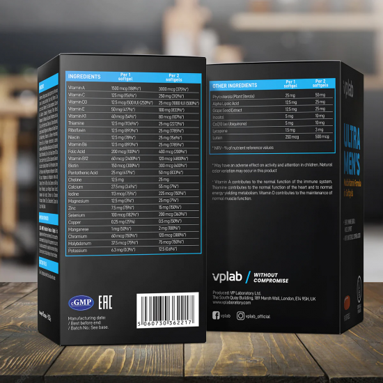 Ultra Men's Sport Multivitamin (90 мягких капсул) - VP62217